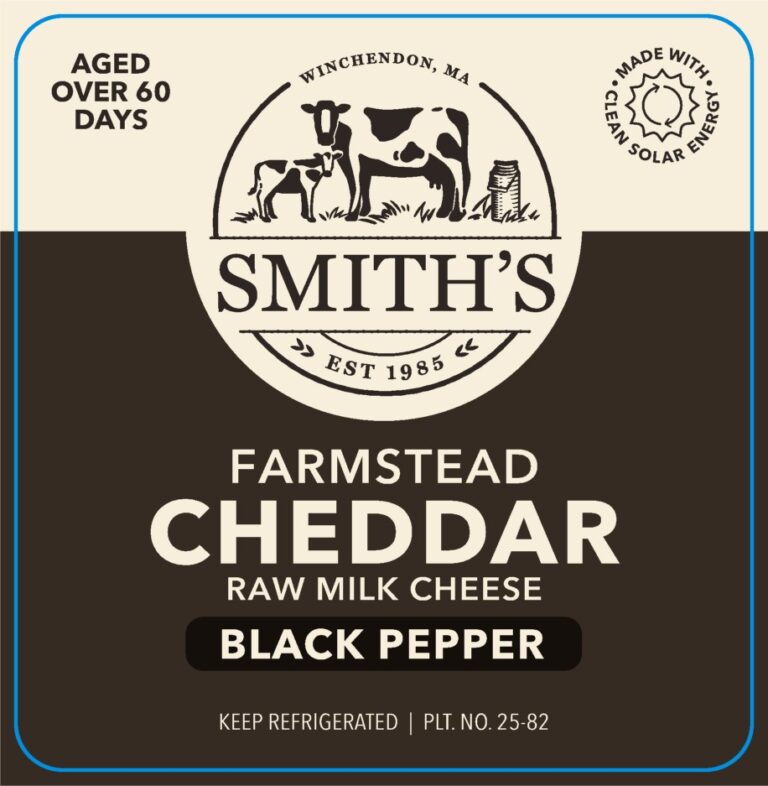 Black Pepper Cheddar - Smith's Country Cheese